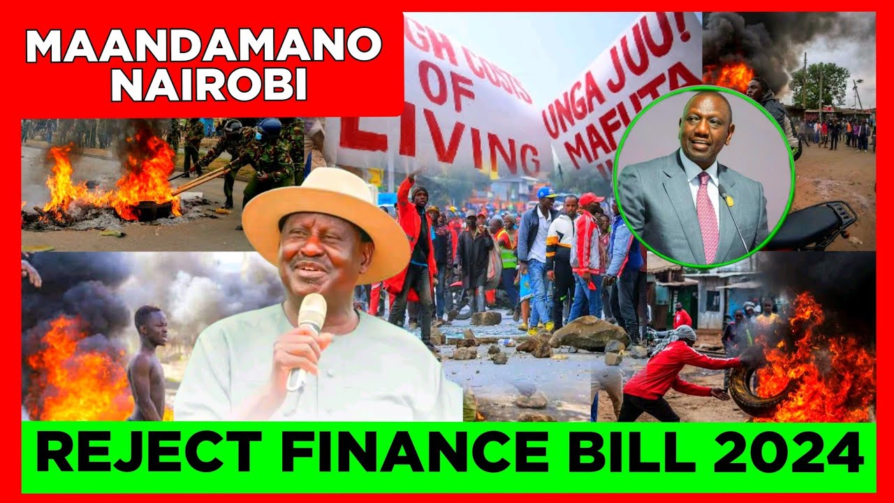 Heavy Demonstrations in Nairobi CBD Against Ruto's Finance Bill 2024 ...
