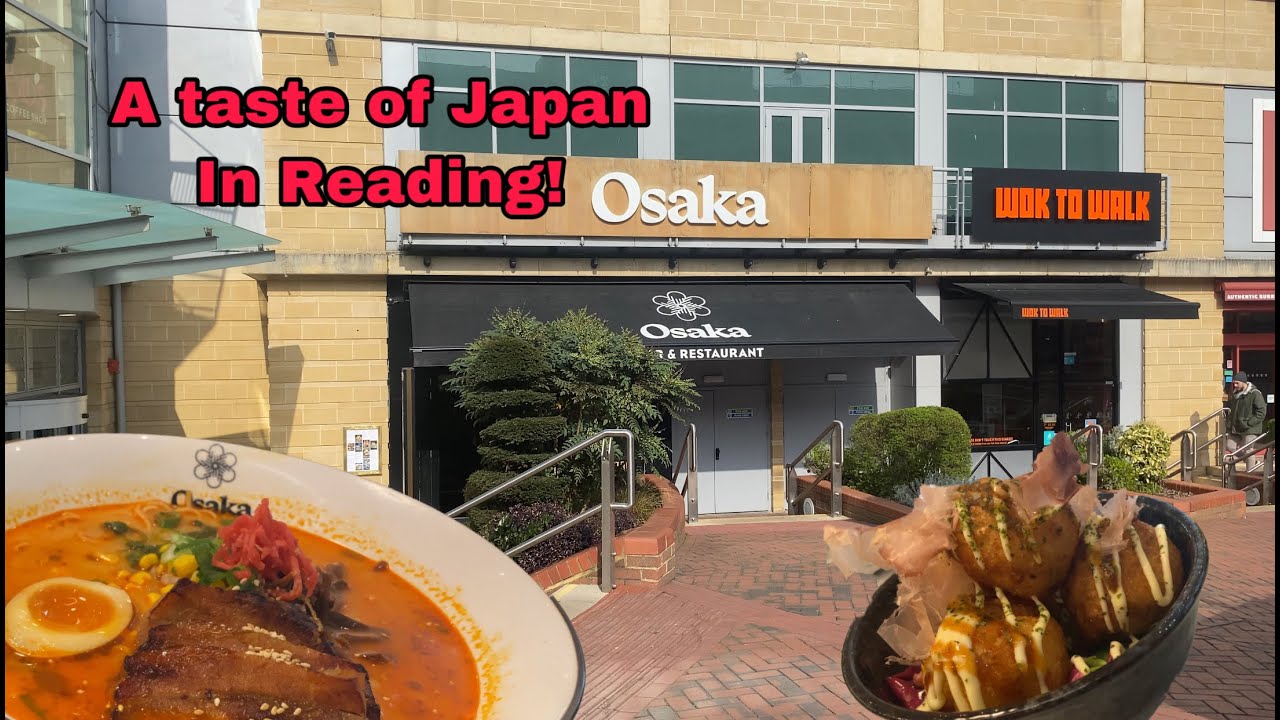 A TASTE OF JAPAN IN READING! Osaka at The Oracle - YouTube