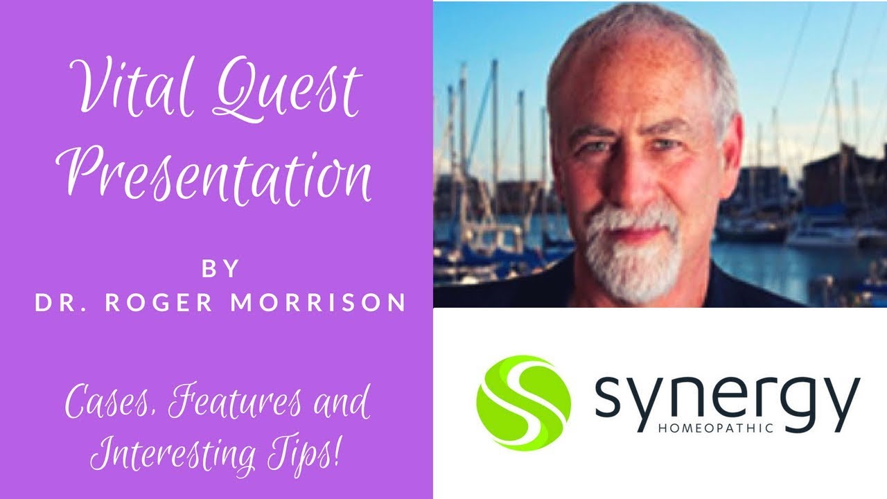 Vital Quest Program - presentation by Dr. Roger Morrison - YouTube
