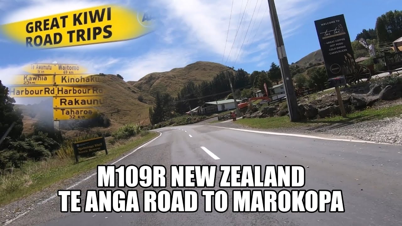 M109r New Zealand. Te Anga road to Marokopa New Zealand. - YouTube