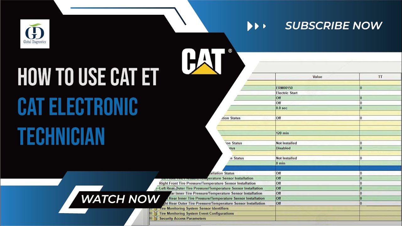 How To Use Cat ET Electronic Technician - YouTube