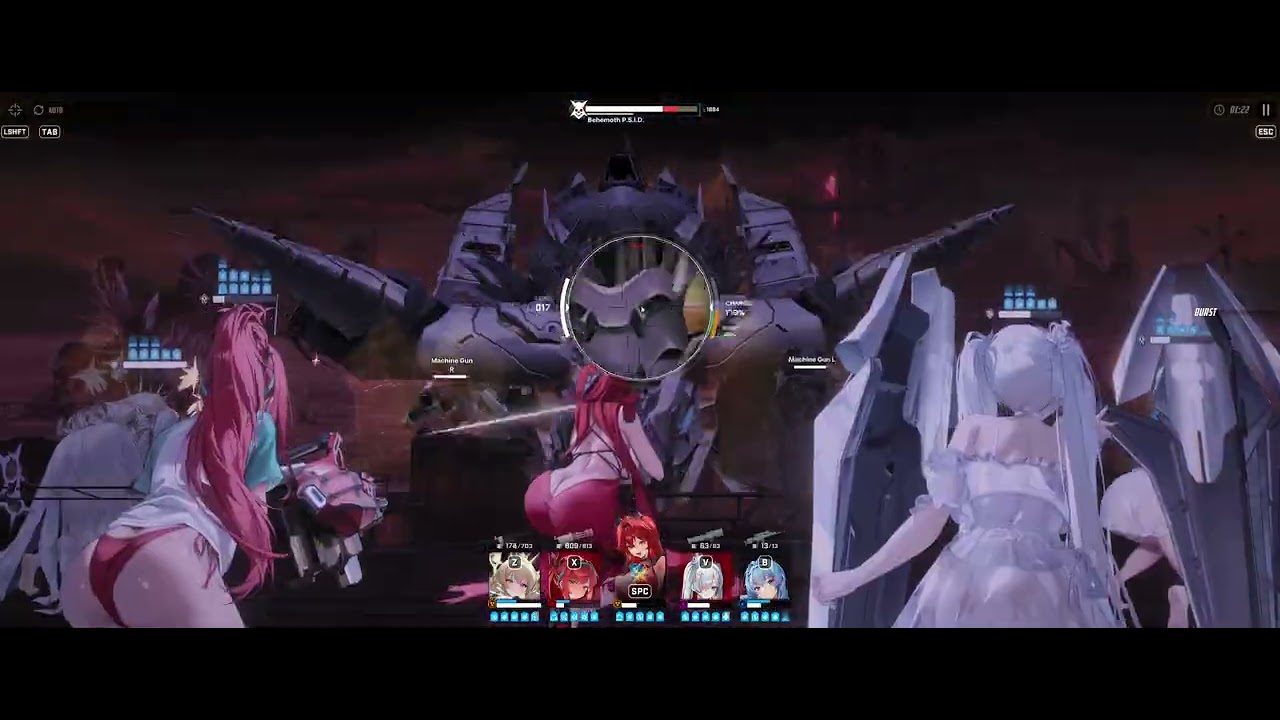 Goddess of Victory: NIKKE Hard Boss Stage 34-38 Baehemothering Clear ...
