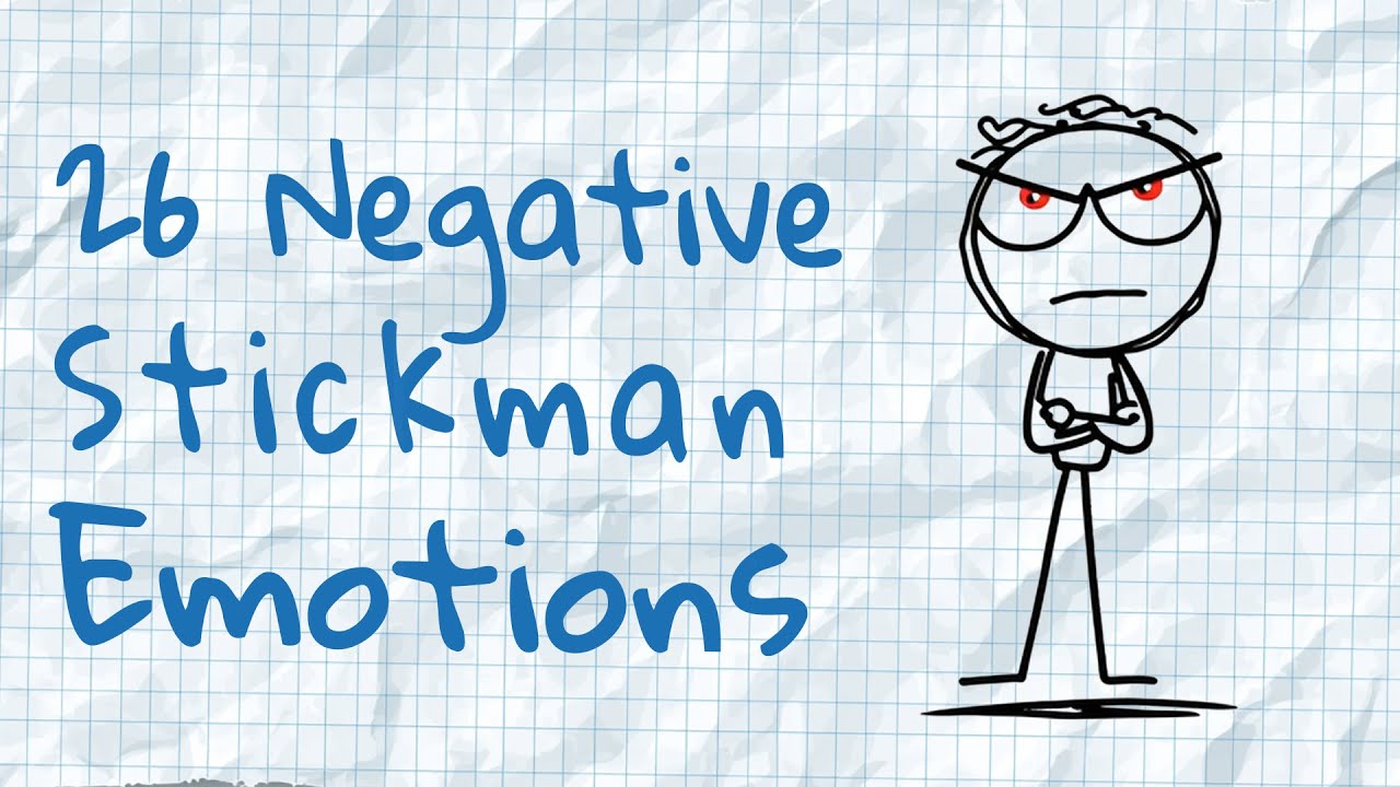 Stickman Mood Overlays – 26 Negative Emotions in Motion (HD Stick ...
