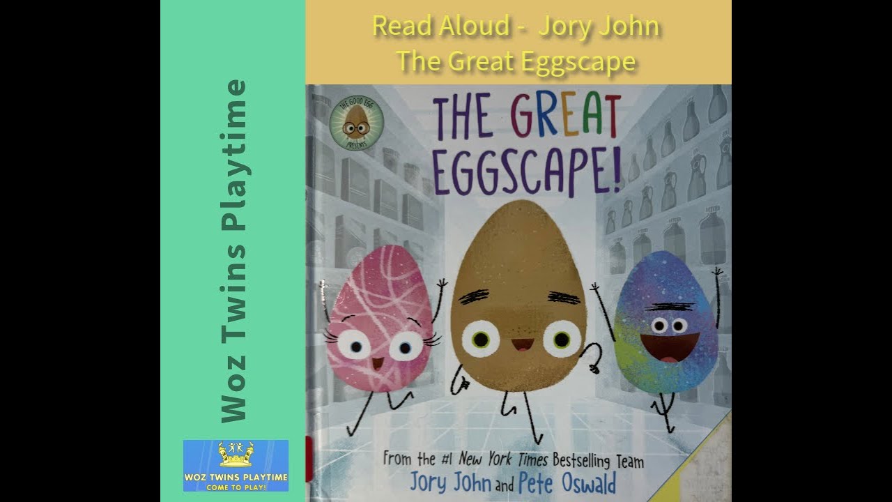 Read Aloud - Jory John. The Great Eggscape - YouTube