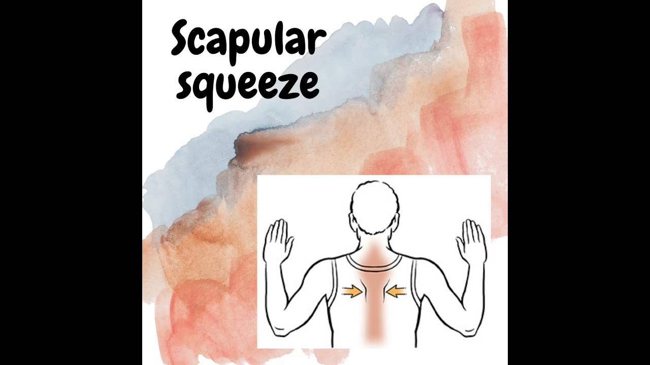 Scapular squeeze - YouTube