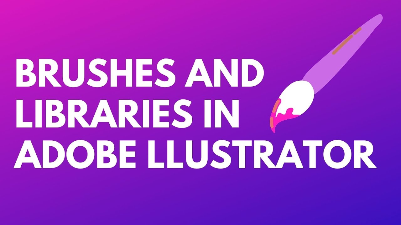 Illustrator Brush Libraries - Store Brushes in Libraries - YouTube