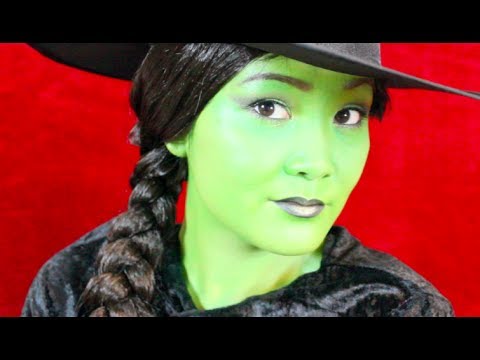 Wicked | Elphaba Makeup Tutorial - JaaackJack - YouTube