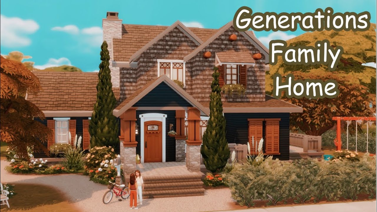 Generations Family Home | The Sims 4 Speed Build - YouTube