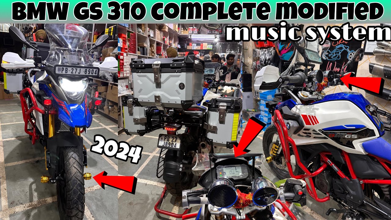 Italy Se Aye BMW gs 310 Modified ke liye 😱 bmw gs310 completely ...
