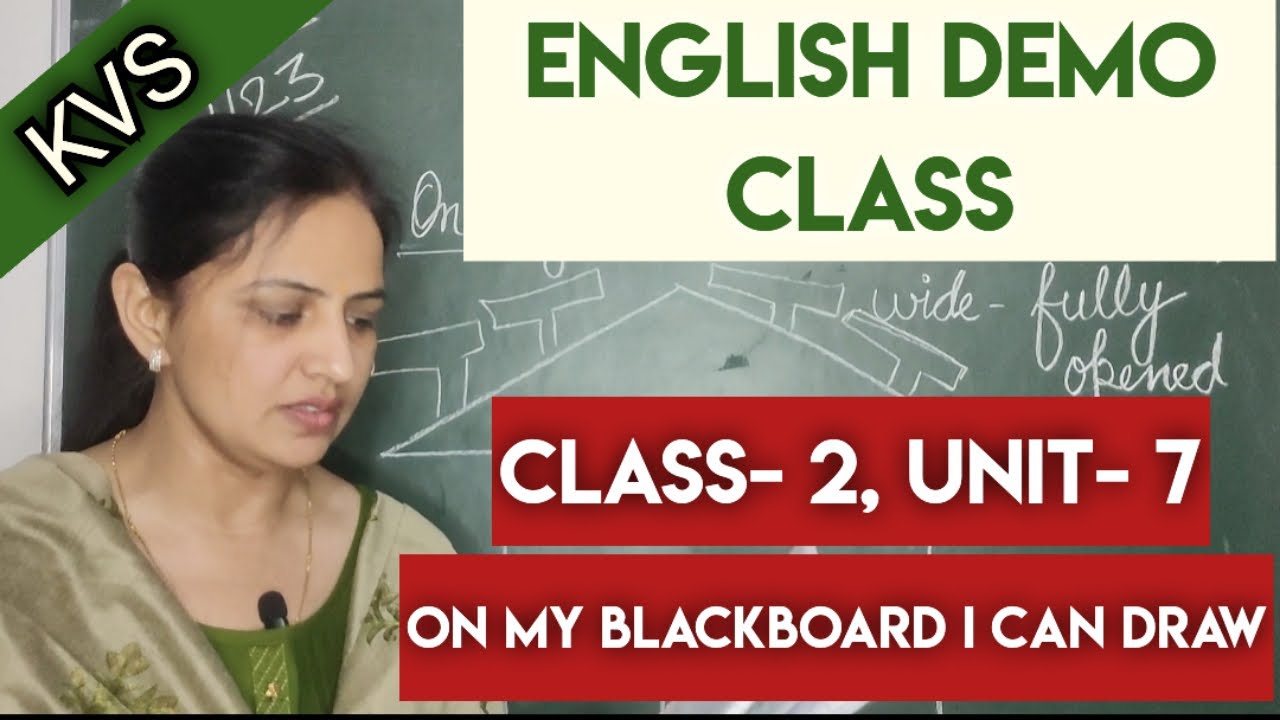 KVS English Demo Class|| NCERT Class-2, Poem - YouTube