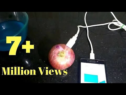 How to charge mobile with onion || Easy To Use This Method || # ...