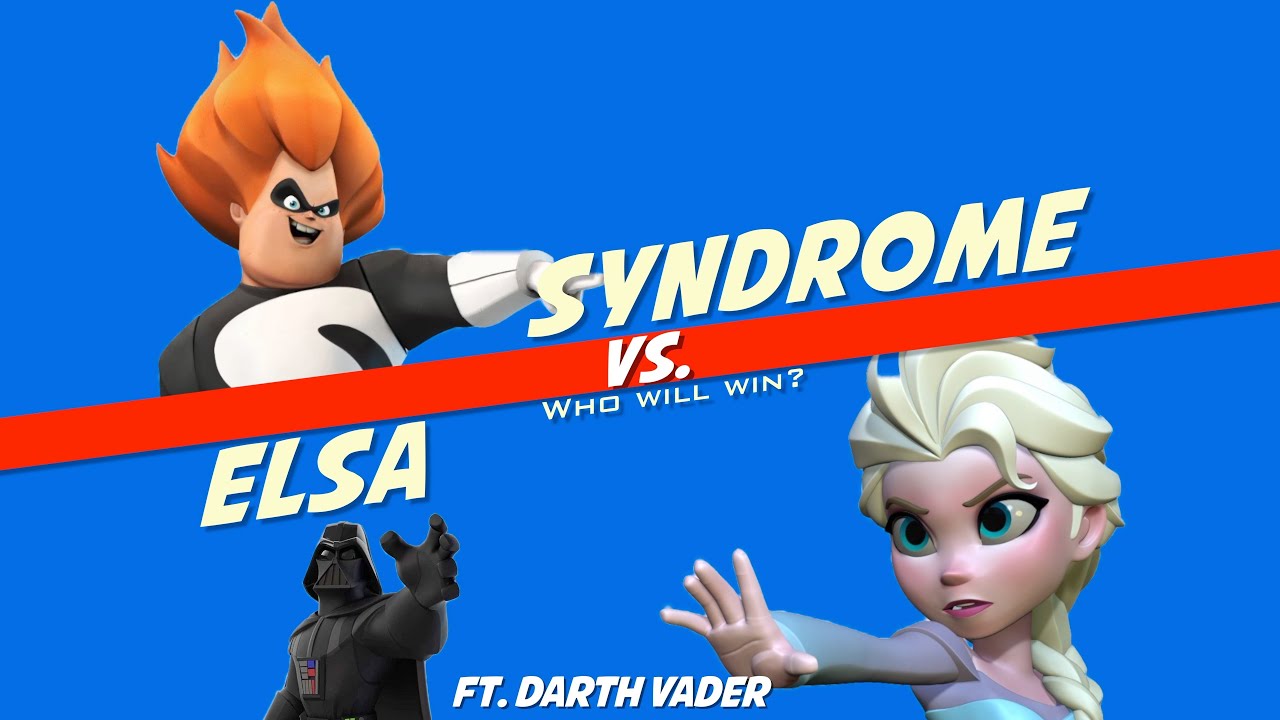 Elsa vs Syndrome | Elsa Frozen 2 Frees Rex from Syndrome ft Darth Vader ...