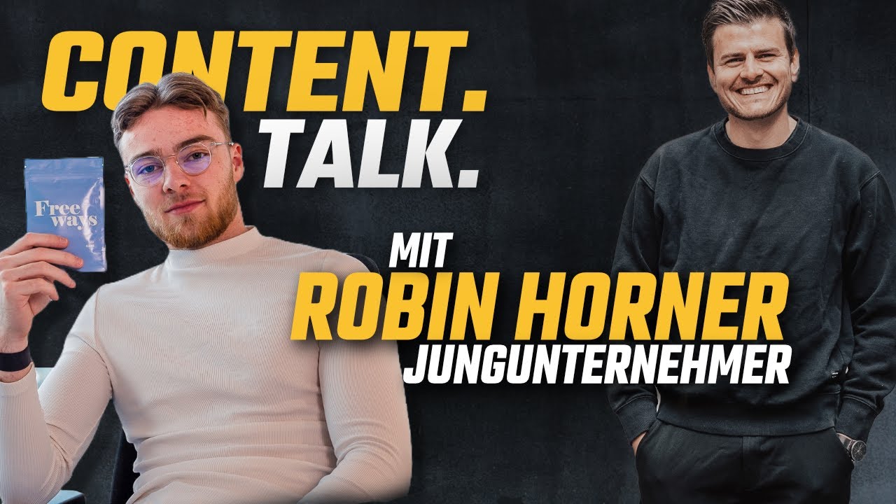 Podcast "Content Talk" | Robin Horner (freeways.ch) | Host Fabio Zahnd ...