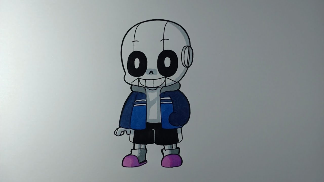 How To Draw ROBOT SANS Chibi Very Easy - YouTube