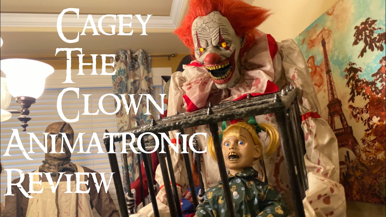 Cagey The Clown With Kid Animatronic Review - Morris Costumes 2019 ...