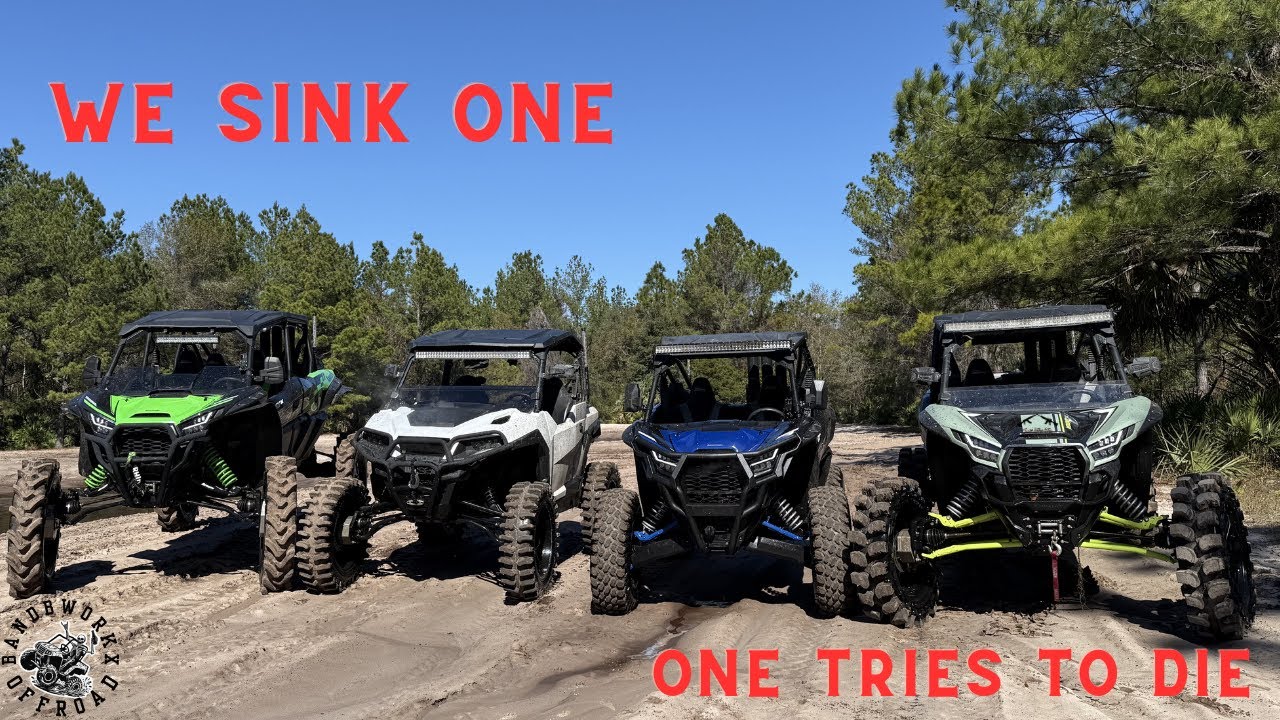 We Sink A UTV For Funnsies. - YouTube