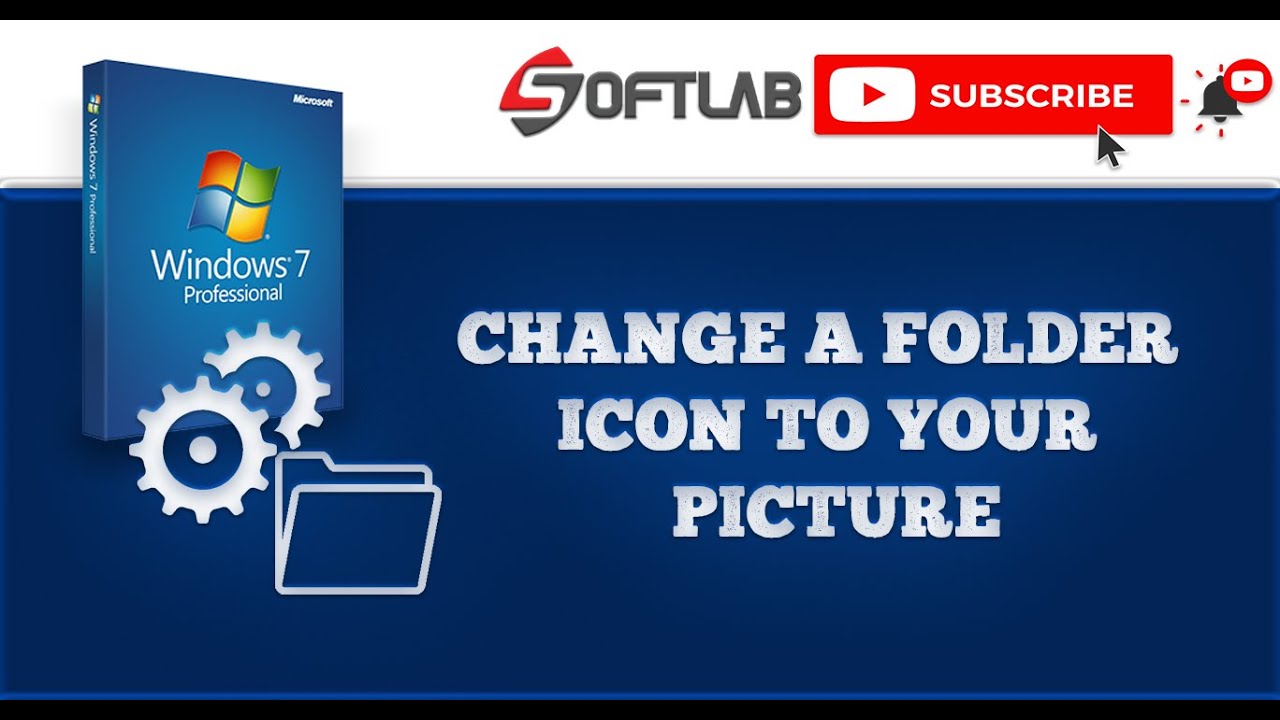 How to change Folder icon and set your pictures as a folder icons - YouTube
