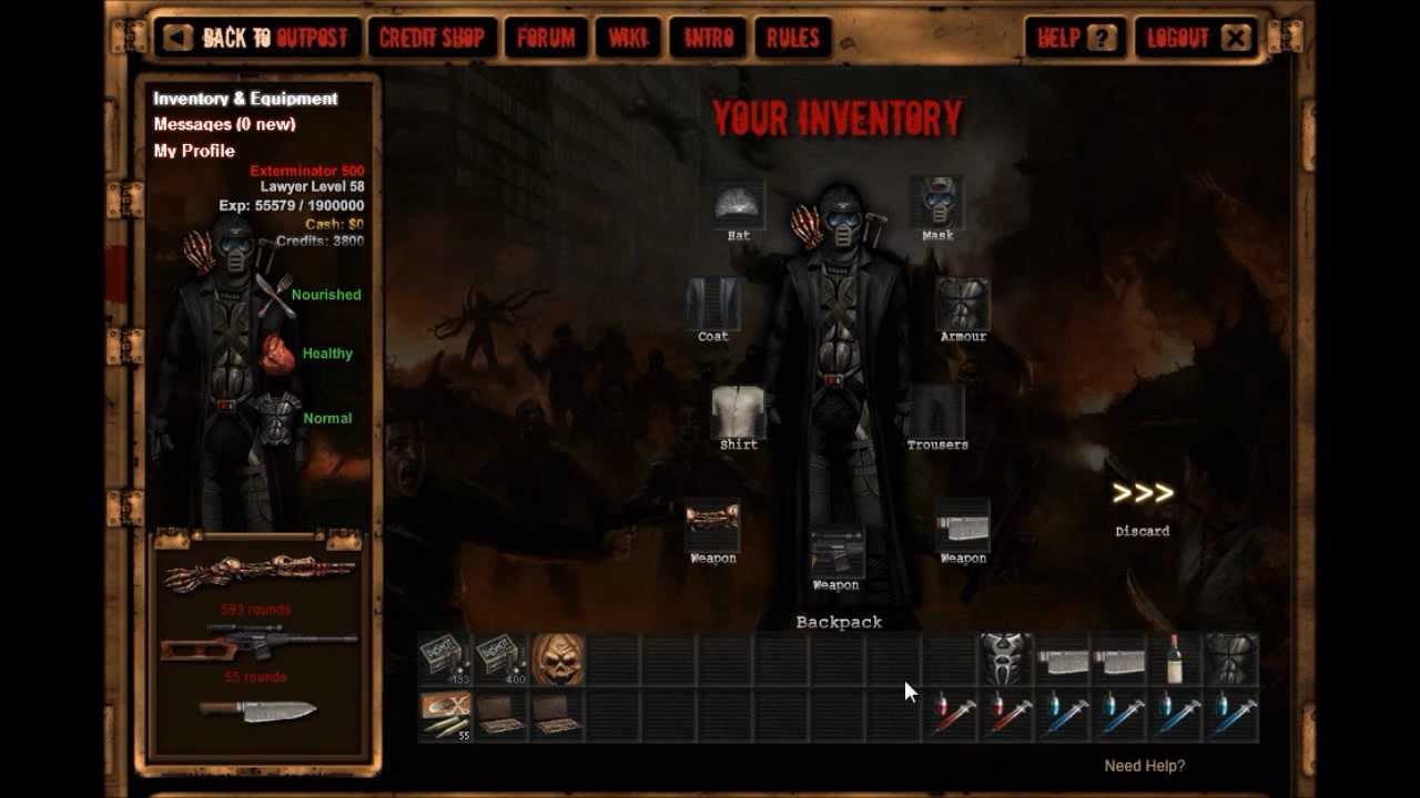 Lets Play Dead Frontier #3 (Halloween Trick or treat) - YouTube