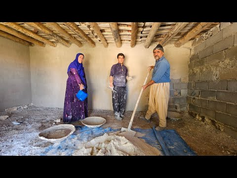 A day full of work with two plastering masters and the regular master 🪣🔨