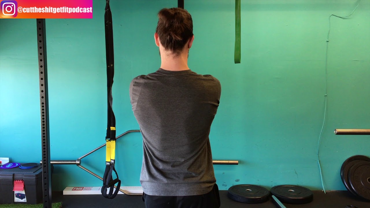 Band Scapular Retractions - YouTube