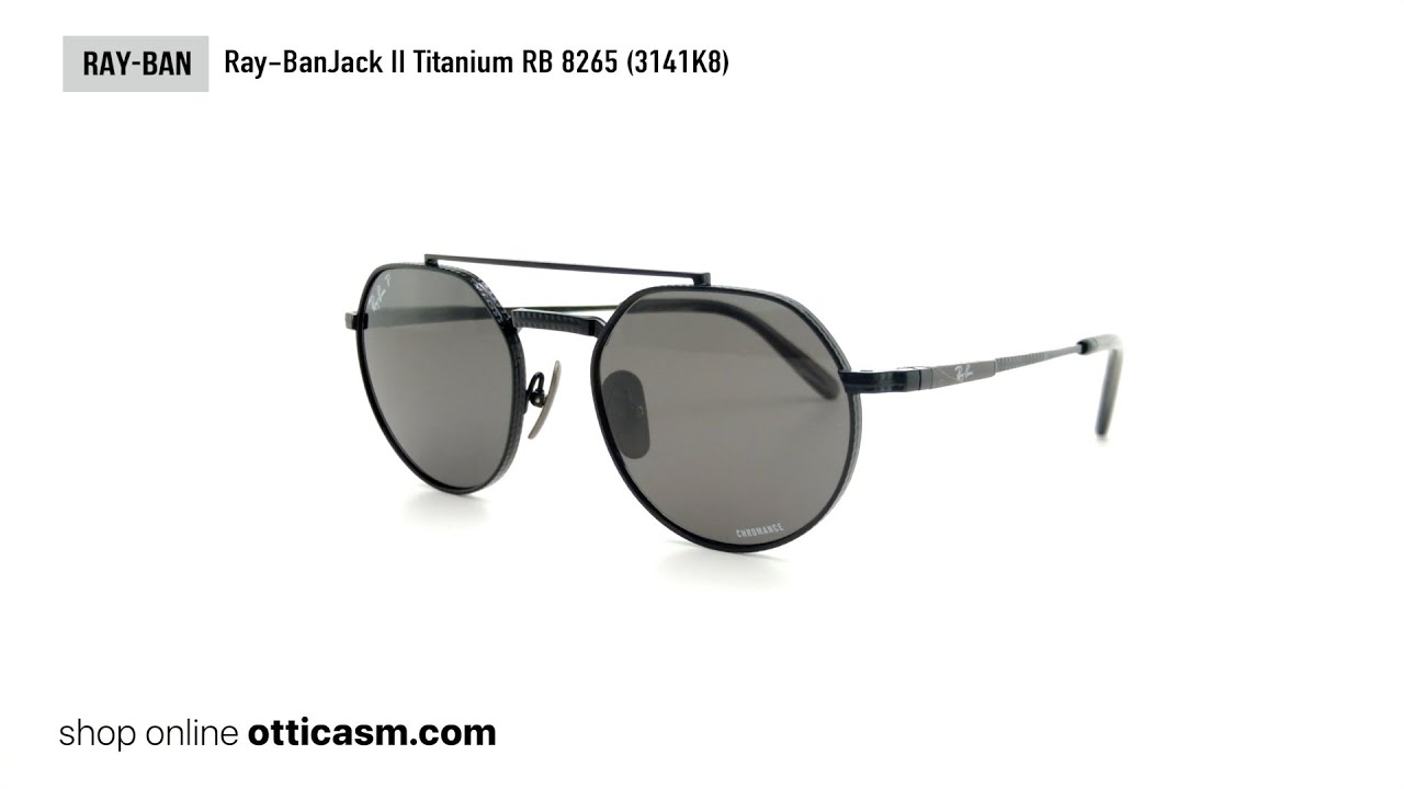 Ray-Ban Jack II Titanium RB 8265 (3141K8) - YouTube