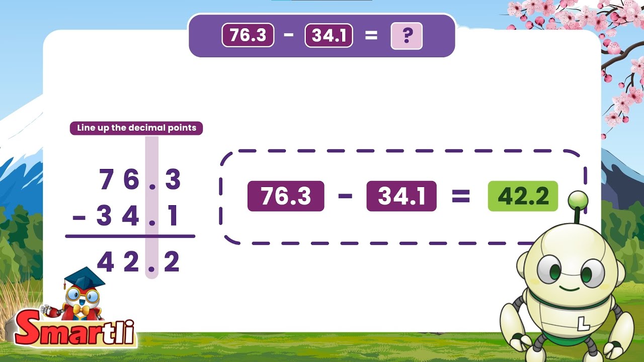 Subtract with Decimals | Decimals: The Four Operations | Grade 4 Math ...