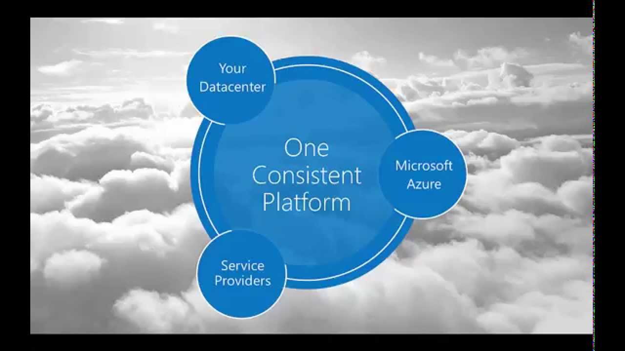 1 - The Microsoft Cloud Platform and System Center Vision - YouTube