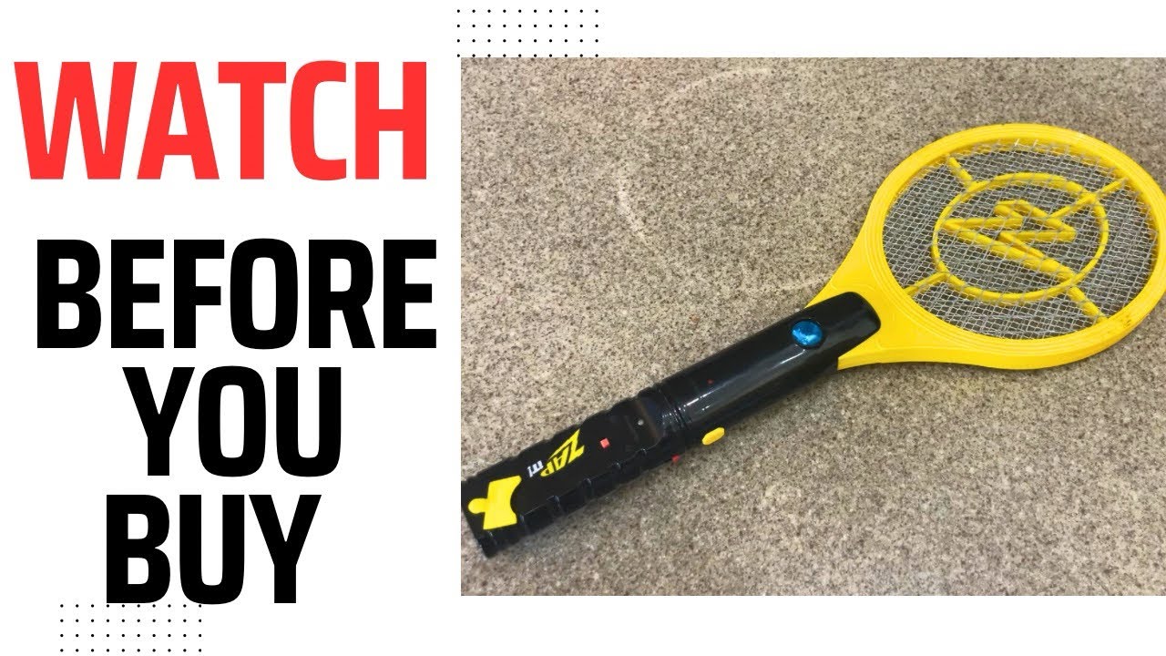 Honest Review of ZAP IT! Bug Zapper Rechargeable Bug Zapper Racket ...