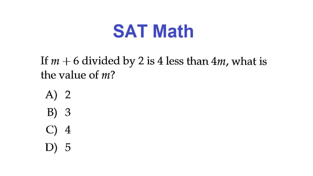 SAT Math - YouTube