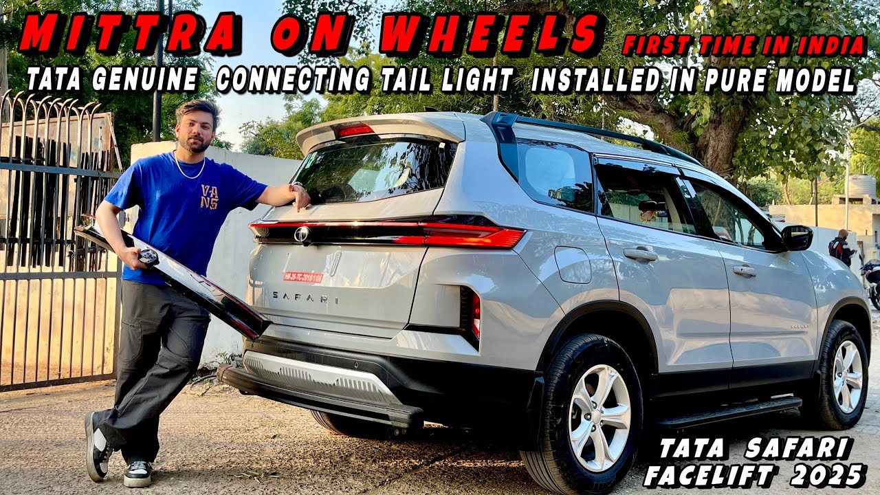 SAFARI FACELIFT 2025 CONNECTING TAIL LIGHT INSTALLED IN SAFARI PURE ...