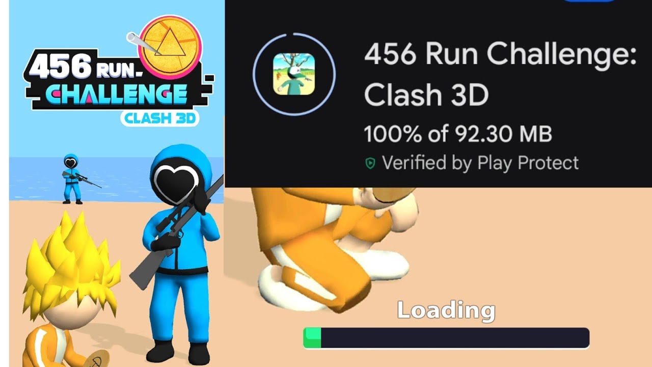 456 Run Challenge:Clash 3D | 456 Run Challenge Clash 3D paise $300 ...