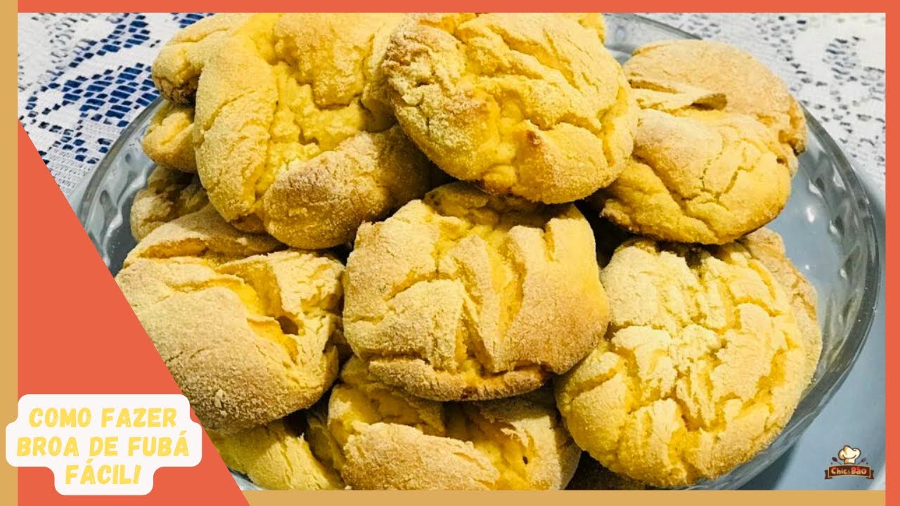 Como fazer broa de fubá fácil! Deliciosa demais... - YouTube