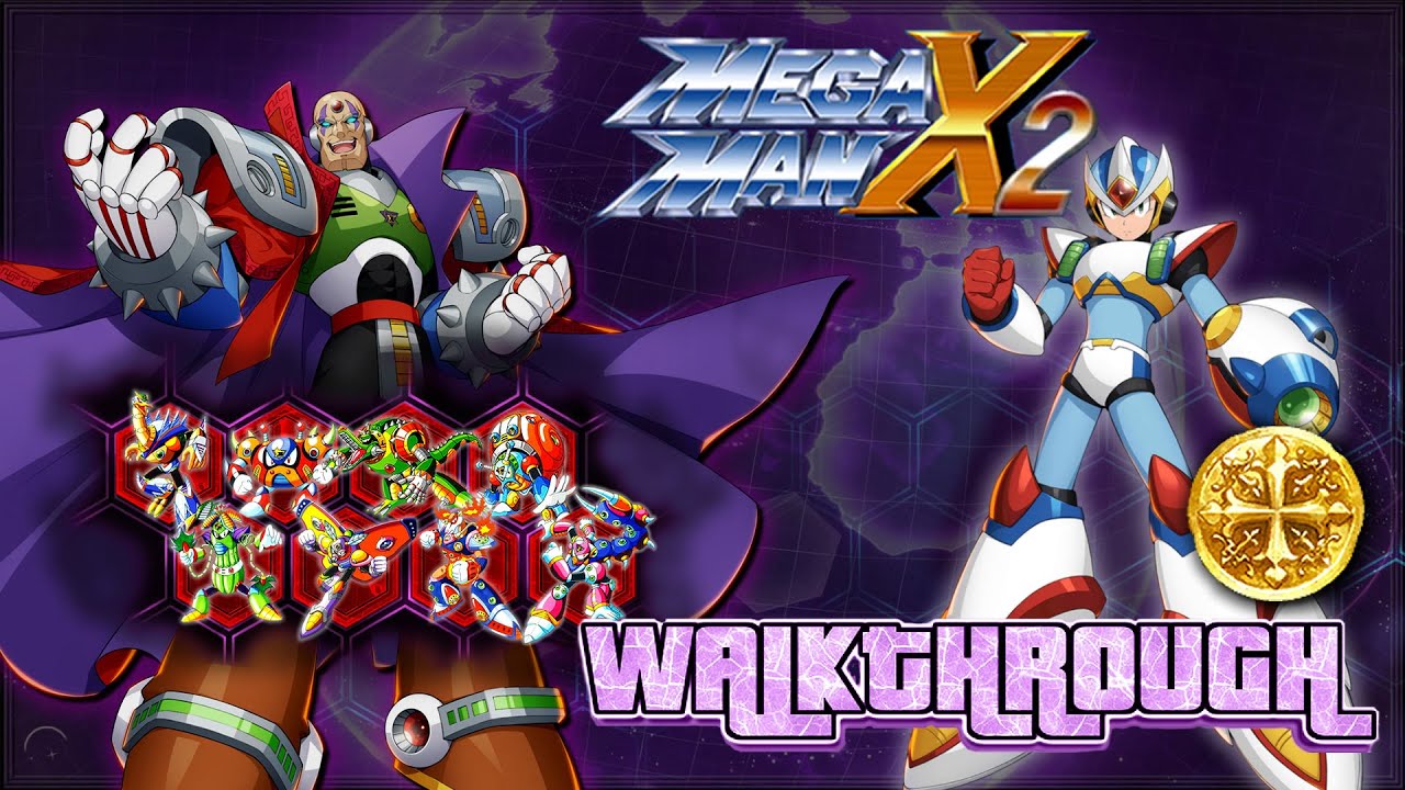 Megaman X2 [PC] - Walkthrough / All Weapons / Shoryuken / 2nd Armor ...
