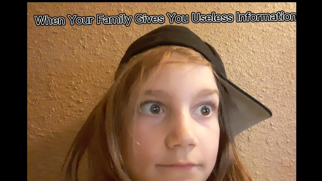 When Your Family Gives You Useless Information - YouTube