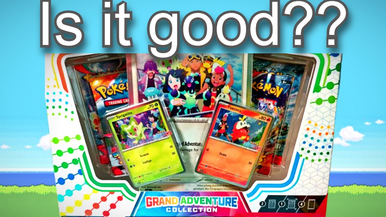 Pokemon grand adventure collection box opening - YouTube