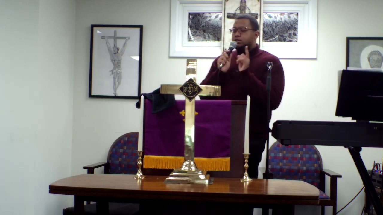 Rev Simba preaching from a sermon topic Mene, Mene, Tekel, Upharsin ...