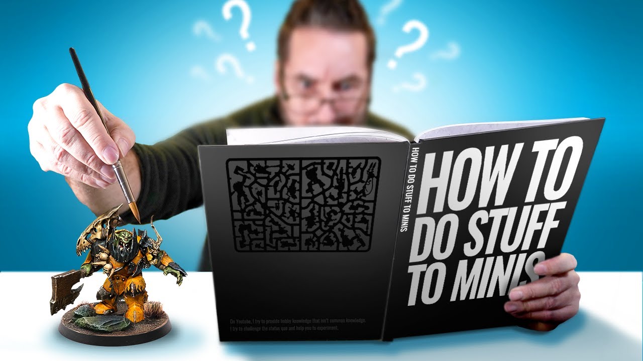 MINIATURE PAINTING BOOKS. READ your way to painting excellence! - YouTube