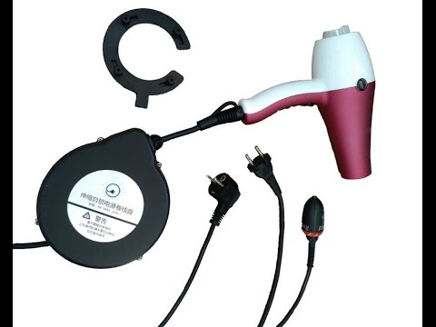DYH1606 Tangle free cord retractor - YouTube