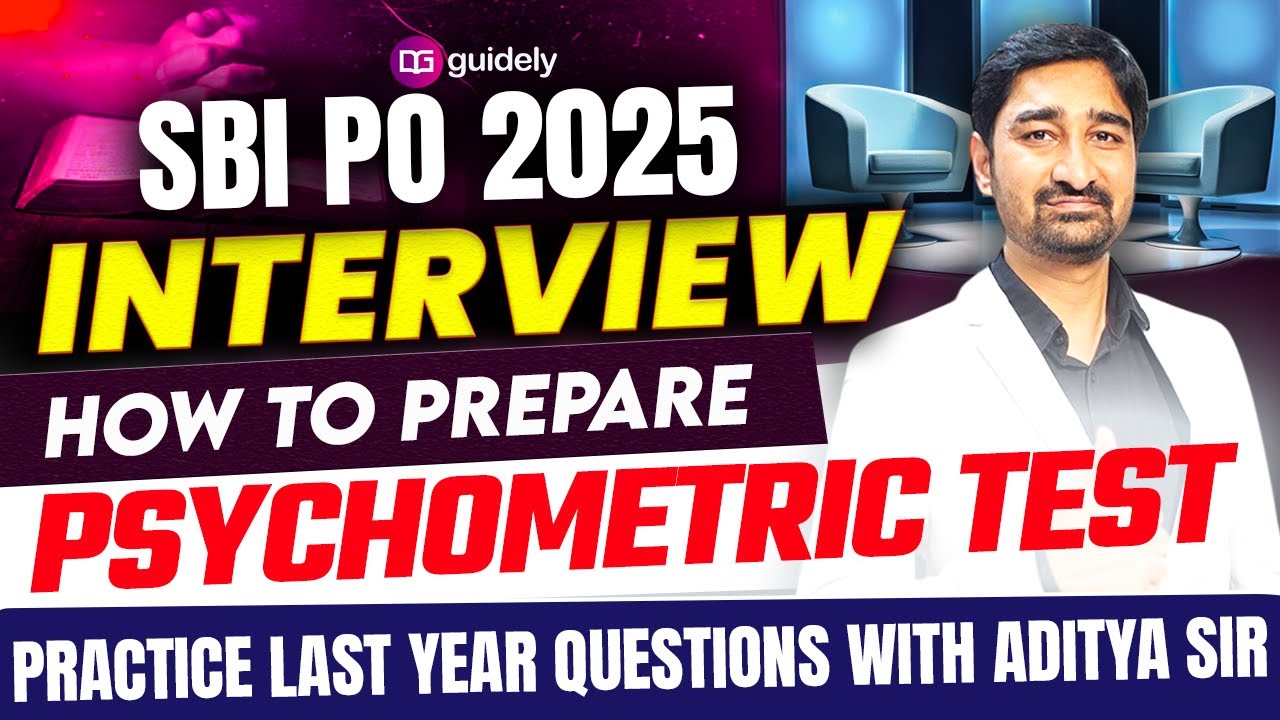 How to Prepare for Psychometric Test |SBI PO Interview 2025 |Practice ...