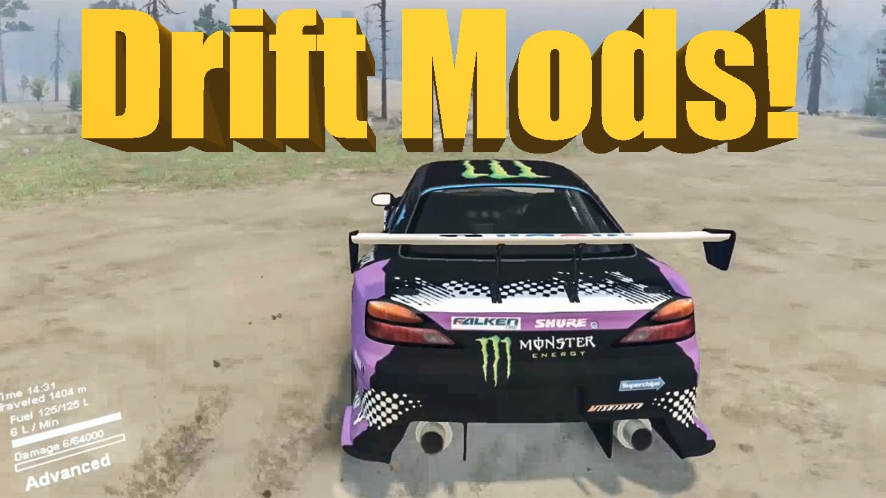 Spin Tires DRIFT MODS - YouTube