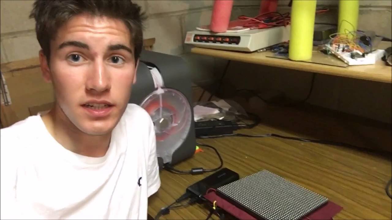 LED Matrix High School Graduation Cap - YouTube