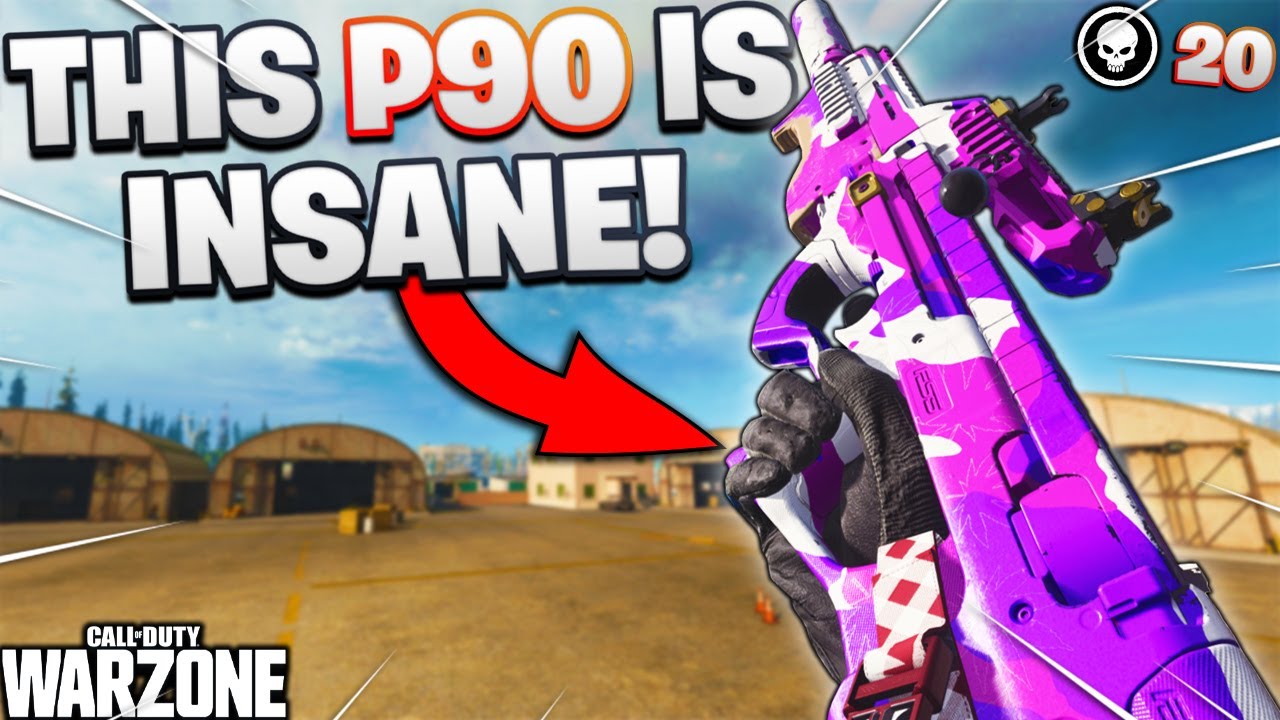 The BEST P90 SETUP In SEASON 6 Of WARZONE! *Underrated* | 20 Kill Solo ...