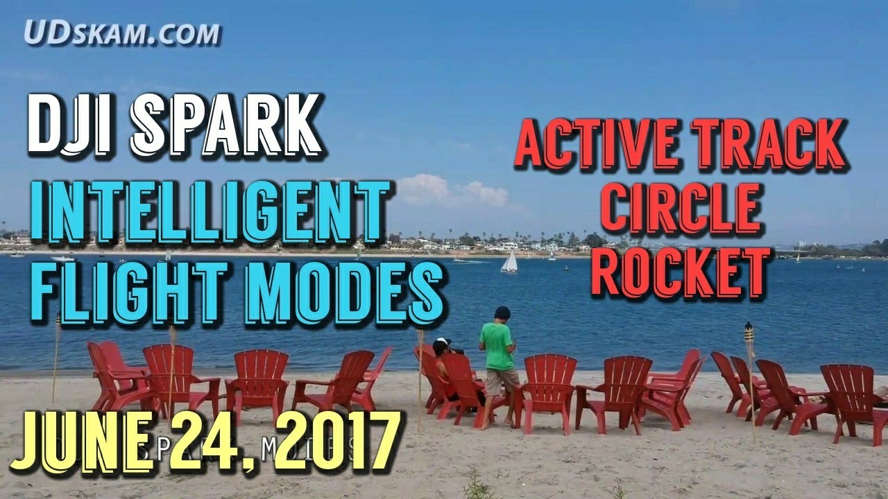 DJI Spark Intelligent Flight Modes: Active Track, Circle, Rocket ...