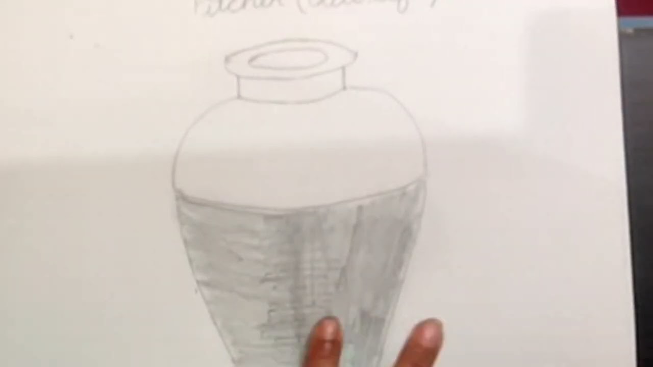 stillifefor beginners |pitcher| pencil shading - YouTube