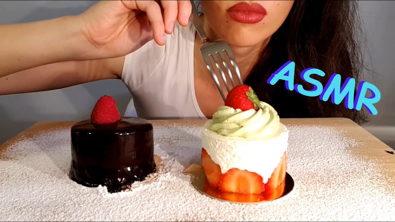 ASMR | Mousse Cakes | No Talking Soft Relaxing Sounds | Lady M. ASMR ...