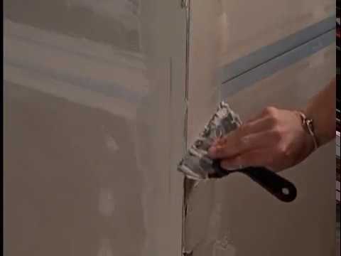 How to Apply Joint Compound to Drywall Corners - YouTube