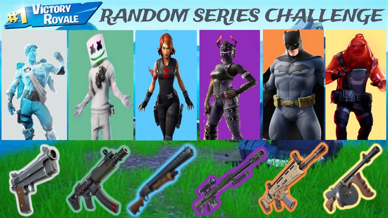 The *RANDOM* SERIES CHALLENGE In Fortnite Battle Royale! - YouTube