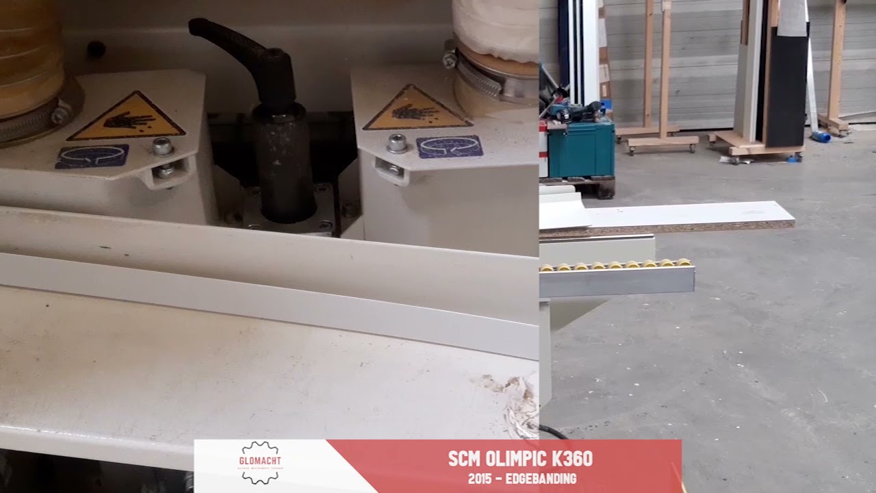 SCM OLIMPIC K360 Edgebanding - YouTube