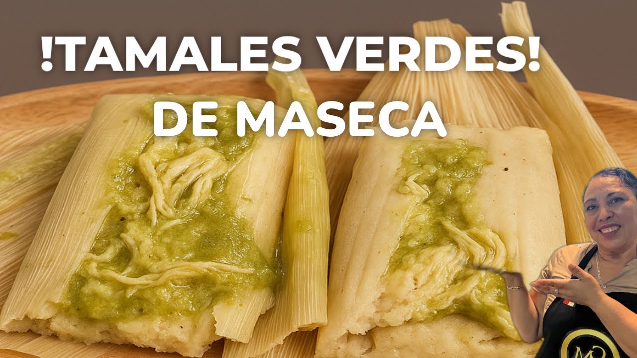 ¡Tamales verdes de Maseca! Receta paso a paso😋 - YouTube