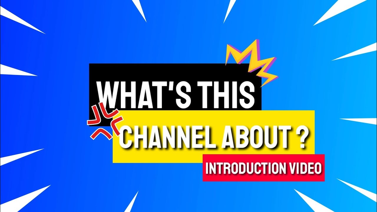What's this channel about ? - YouTube